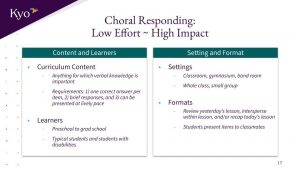 Choral Responding: A Versatile ABA Technique to Engage Students - Kyo ...